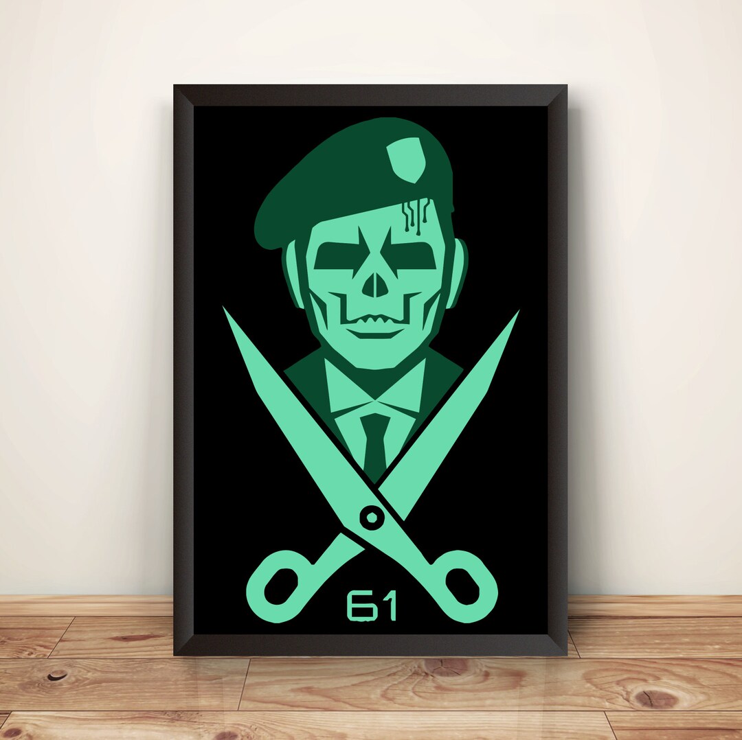 Scissor 61 MGS 2 MGS2 Premium Poster (vectorized Design) - Etsy