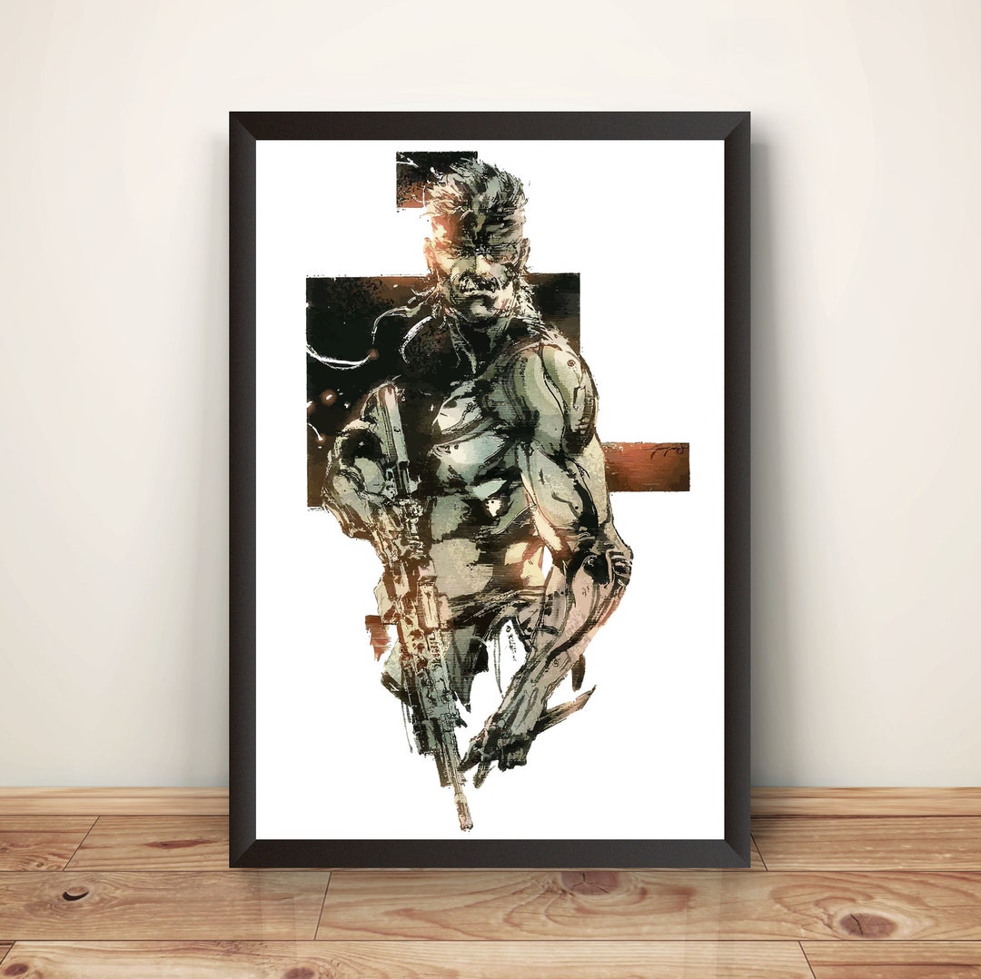 MGS Snake 4 Premium Poster (vectorized Design) - Etsy