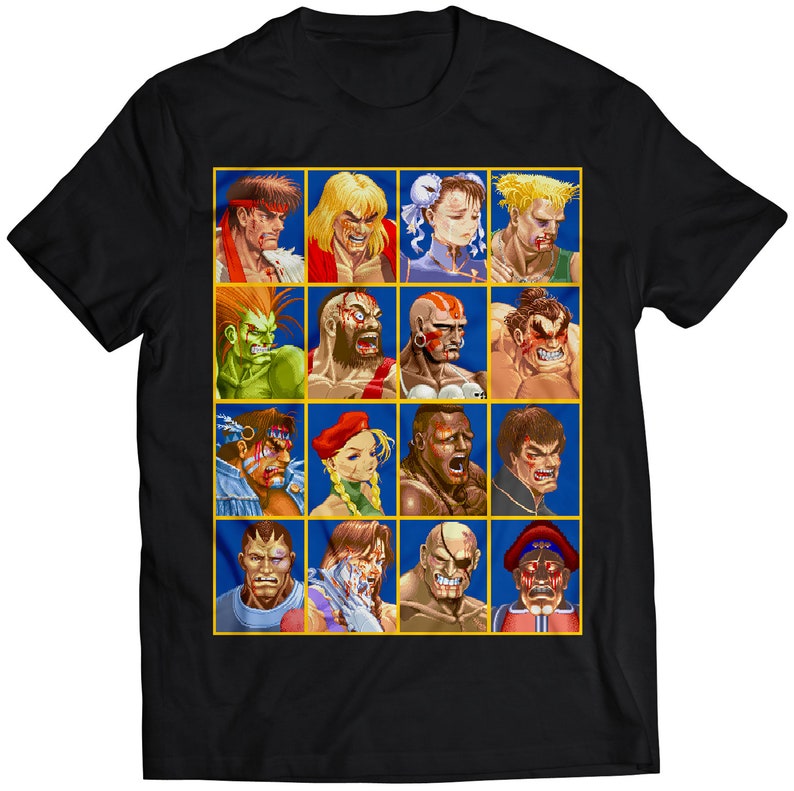 Defeated Portraits Super Street Fighting 2 Turbo Retro Arcade - Etsy