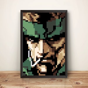 OG MGS Snake Smokin Premium Poster (vectorized Design) - Etsy