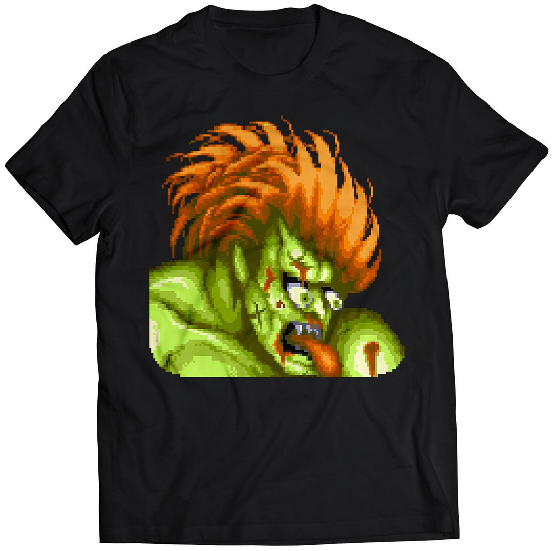Blanka Defeated Portrait SF2 Premium Unisex T-shirt. - Etsy