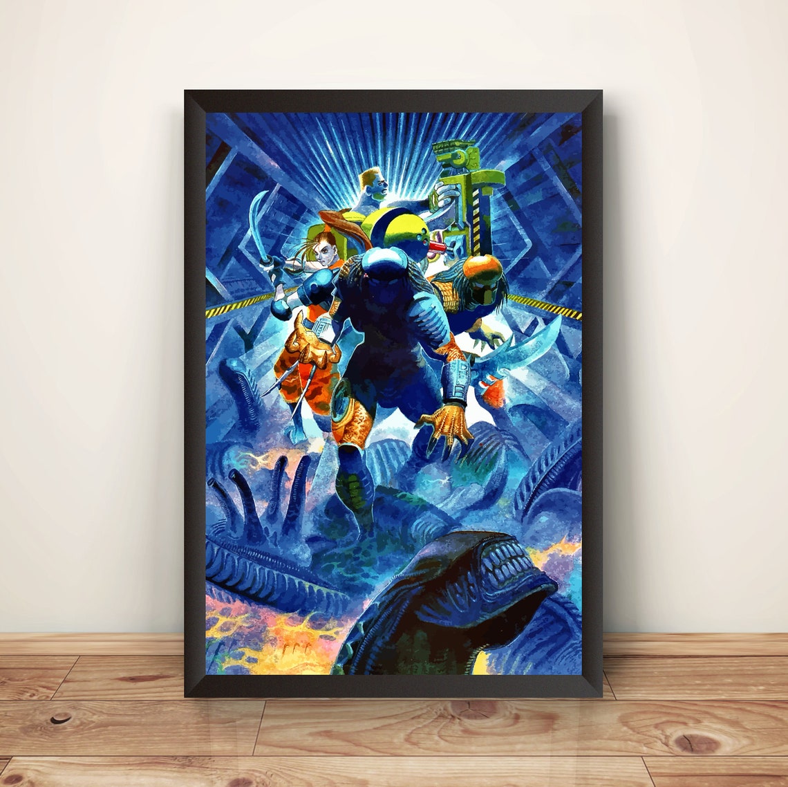 AVP Arcade Premium Poster vectorized Design - Etsy