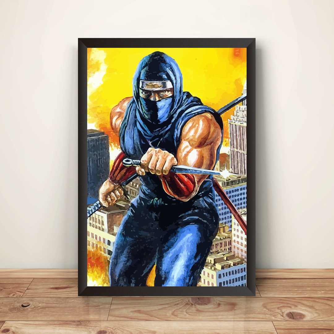 Japanese Ninja Premium Poster (vectorized Design) - Etsy