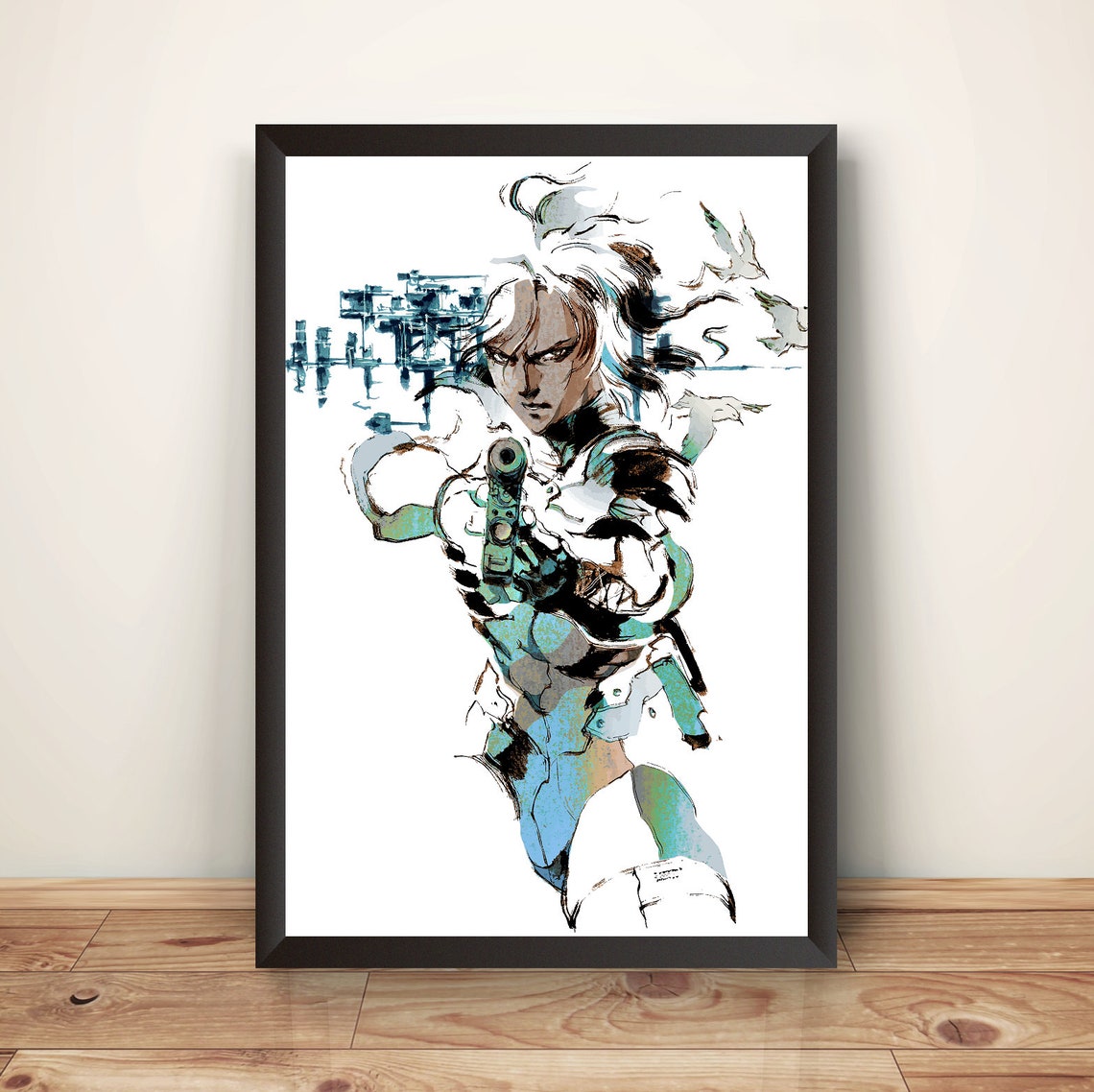 Raiden MGS 2 Sons of Liberty MGS2 Premium Poster vectorized - Etsy