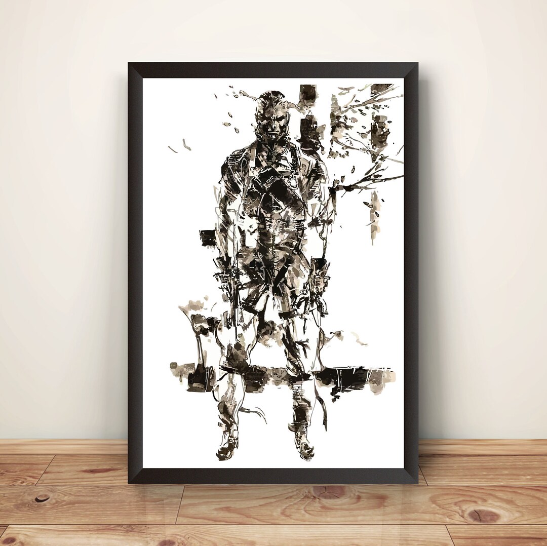 The Fear MGS MGS3 Snake Eater Premium Poster (vectorized Design) - Etsy