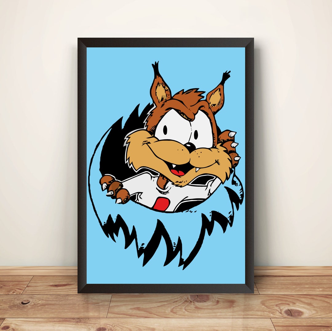 Bobcat Premium Poster (vectorized Design) - Etsy
