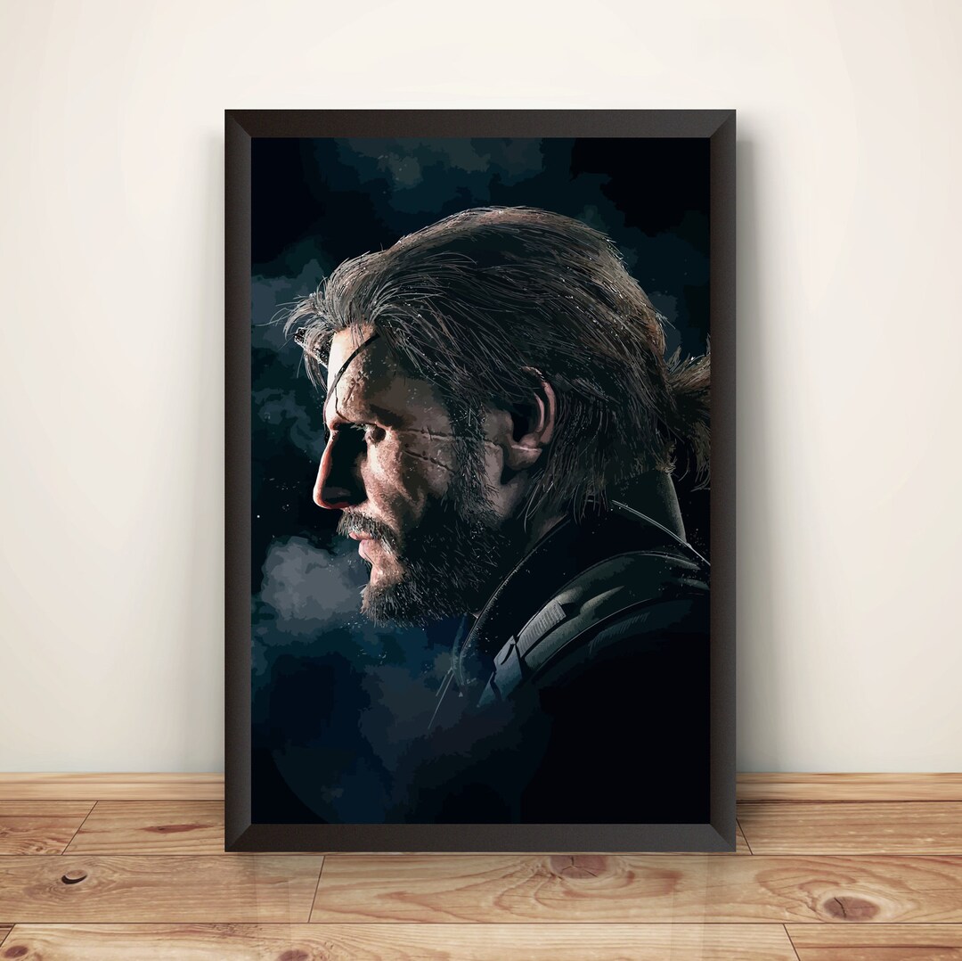Big Boss Side Face MGS V Premium Poster (vectorized Design) - Etsy