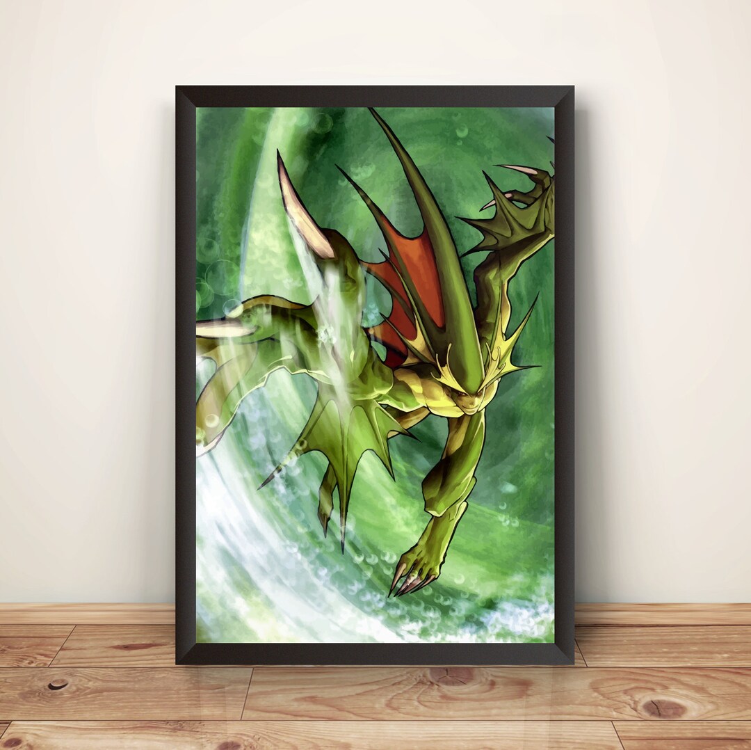 Aulbath Rikuo Vampire Daarkstalkers Comic Premium Poster (vectorized ...