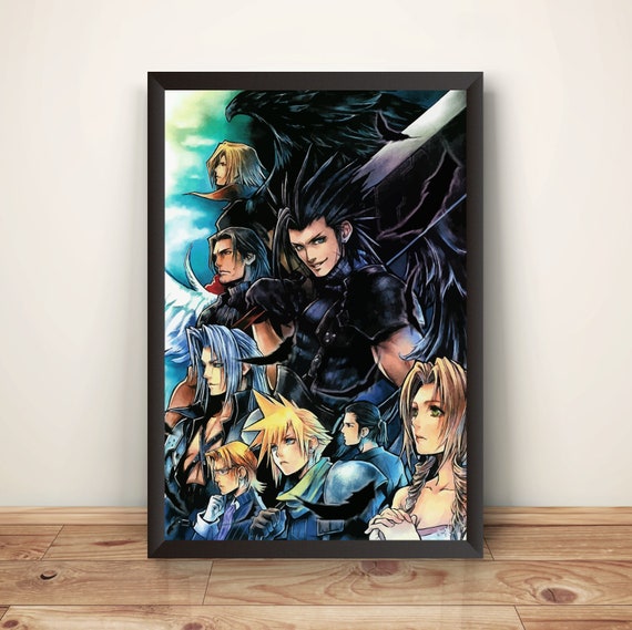 CC FF7 VII Cast V2 Premium Poster vectorized Design - Etsy