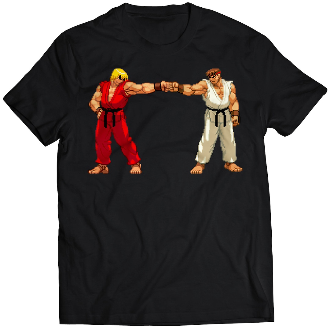 Ryu Ken Bumping Fists Cvs2 T-shirt - Etsy