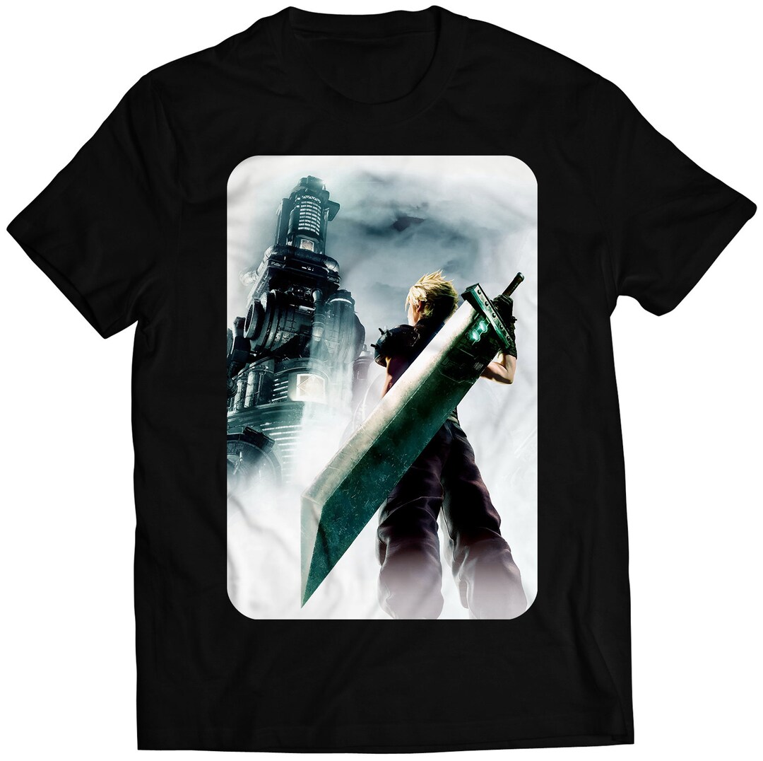FF7 VII Cover Premium Unisex T-shirt (vectorized Design) - Etsy