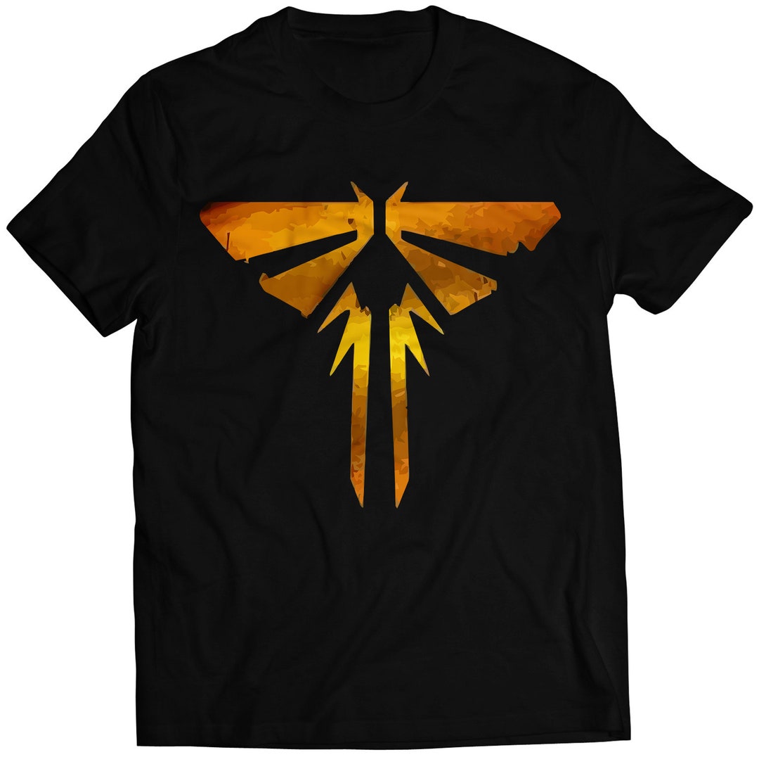 Golden Fireflies Emblem TLOU Premium Unisex T-shirt (vectorized Design ...