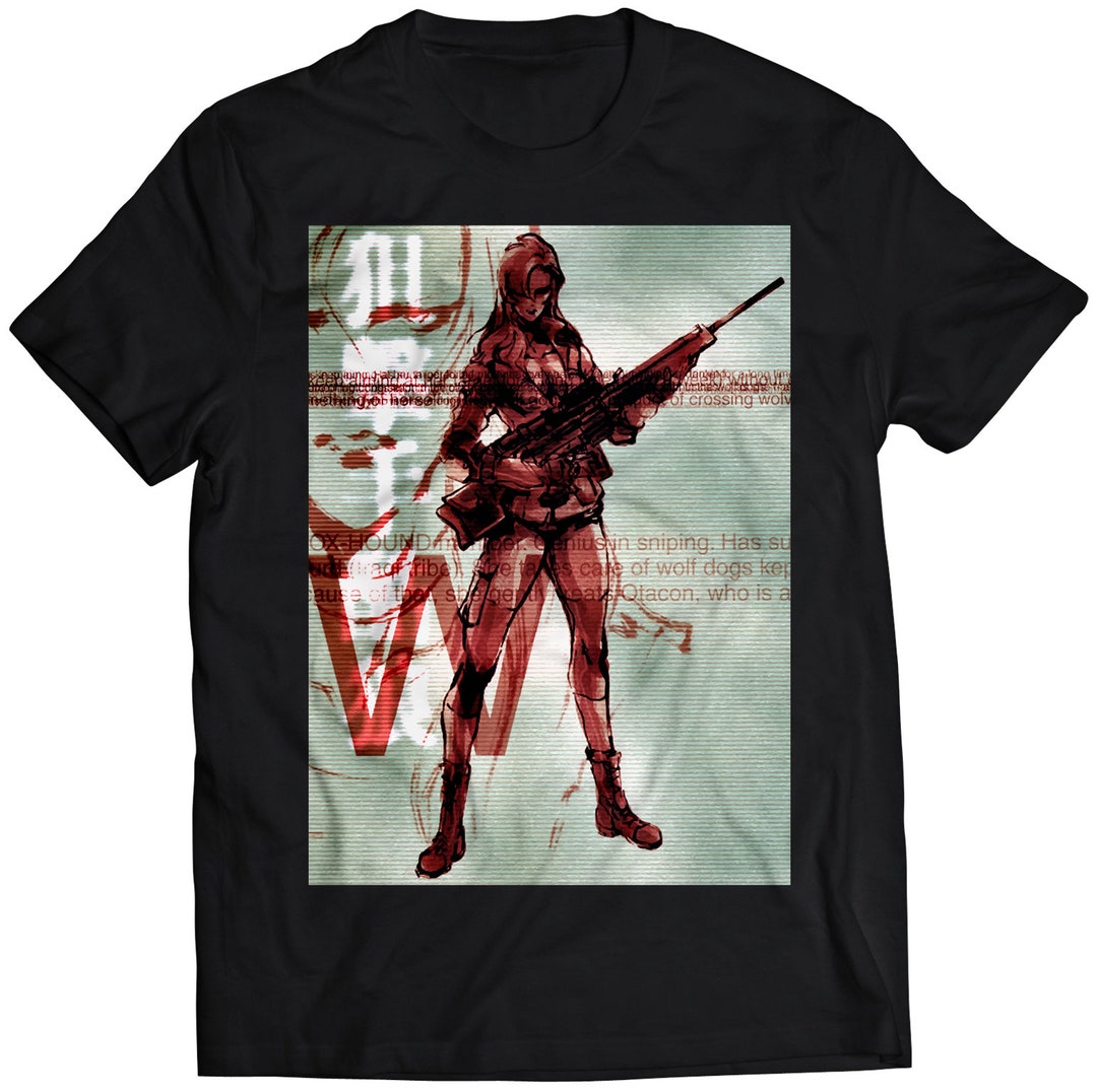 Sniper Wolf MGS1 MGS Premium Unisex T-shirt (vectorized Design) - Etsy