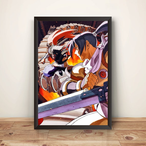 Strider Hiryu Arcade Cover V2 Premium Poster . vector Digital Prints ...