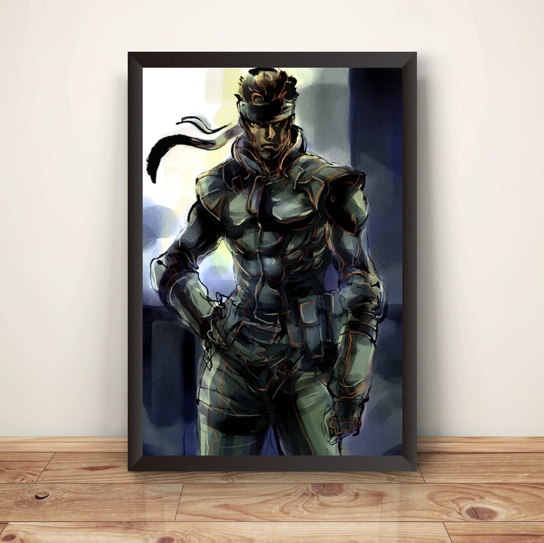 MGS Snake V4 Premium Poster. - Etsy