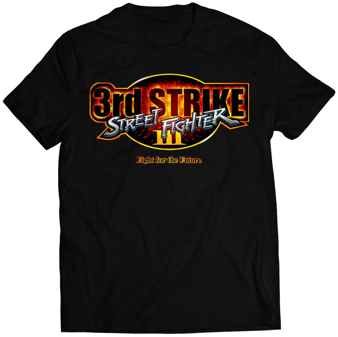 SF3 Third Strike 3S Title Logo Premium Unisex T-shirt (vectorized ...