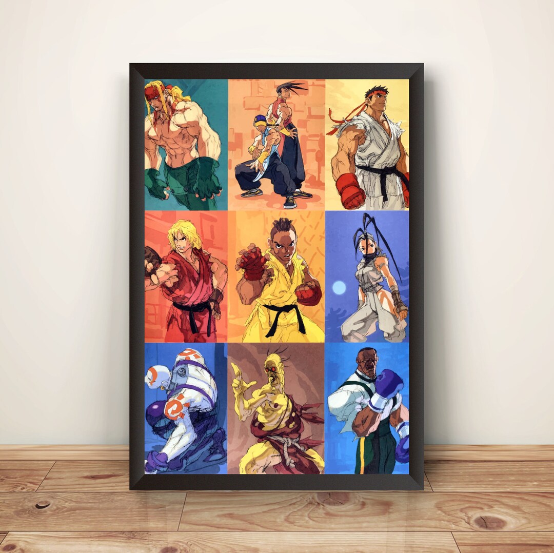 SF III Cast Sketch Premium Poster (vectorized Design) - Etsy
