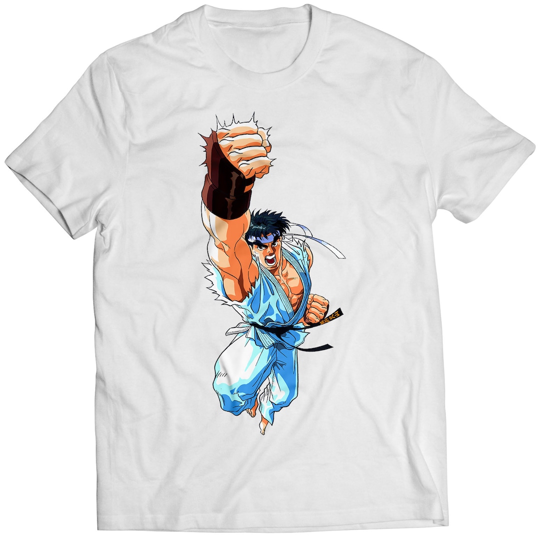 Ryu SFII Turbo Hyper Fighting Premium Unisex T-shirt (vectorized Design ...