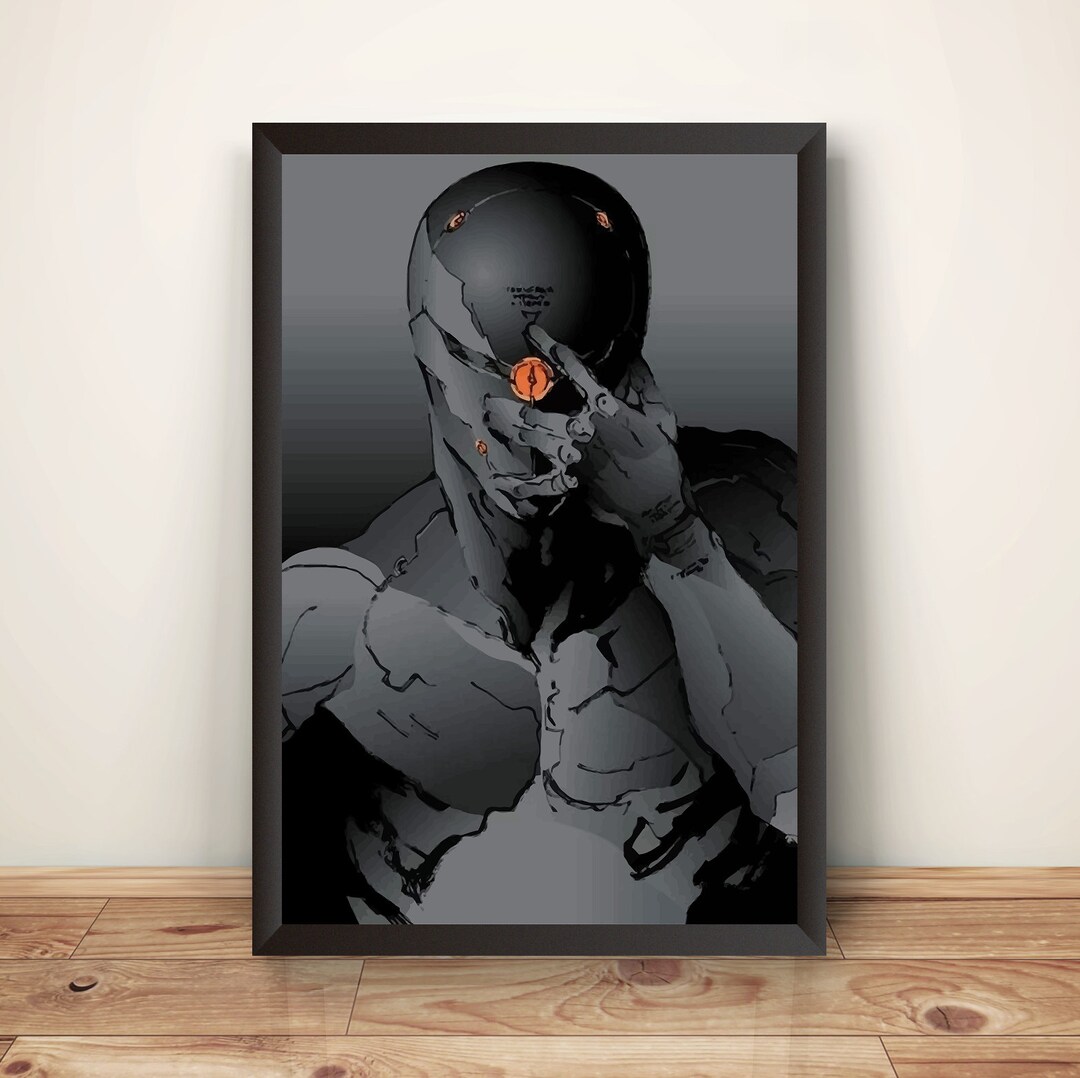 Gray Fox Cyborg Ninja Frank Jaeger MGS Premium Poster (vectorized ...