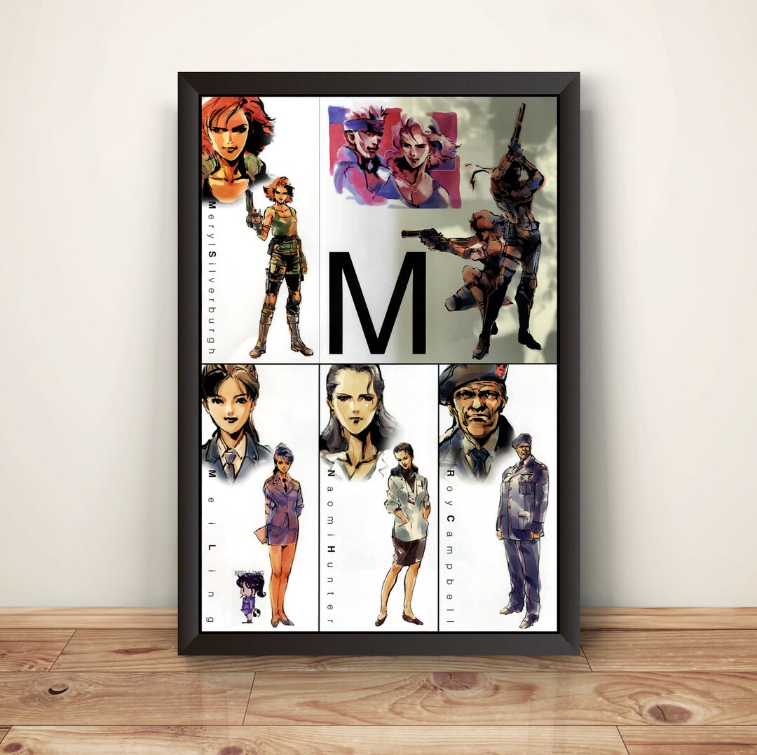 MGS Heroes Premium Poster. - Etsy