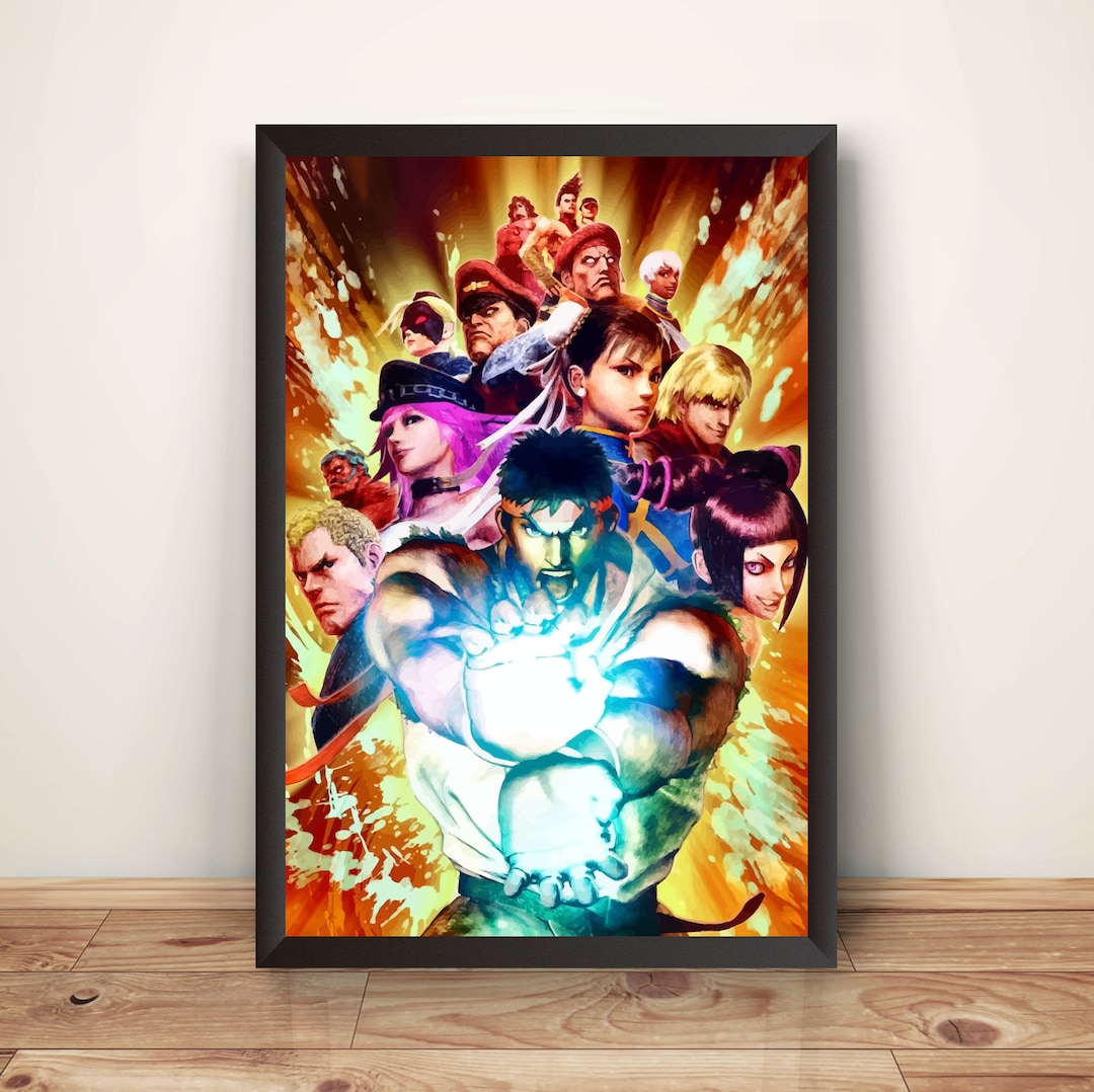 Ultra SF4 Cover V2 Premium Poster (vectorized Design) - Etsy