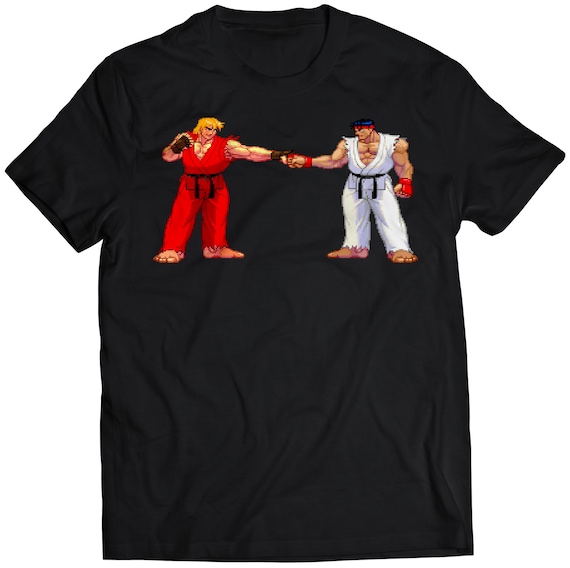 Ryu Ken Bumping Fists Street Fighting Third Strike 3s T-shirt - Etsy