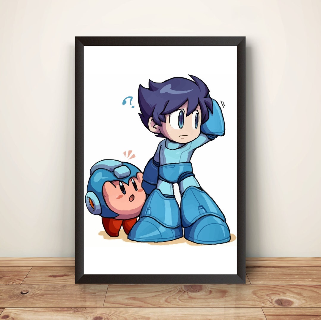 Kirbeh X Mega Boy Premium Poster (vectorized Design) - Etsy