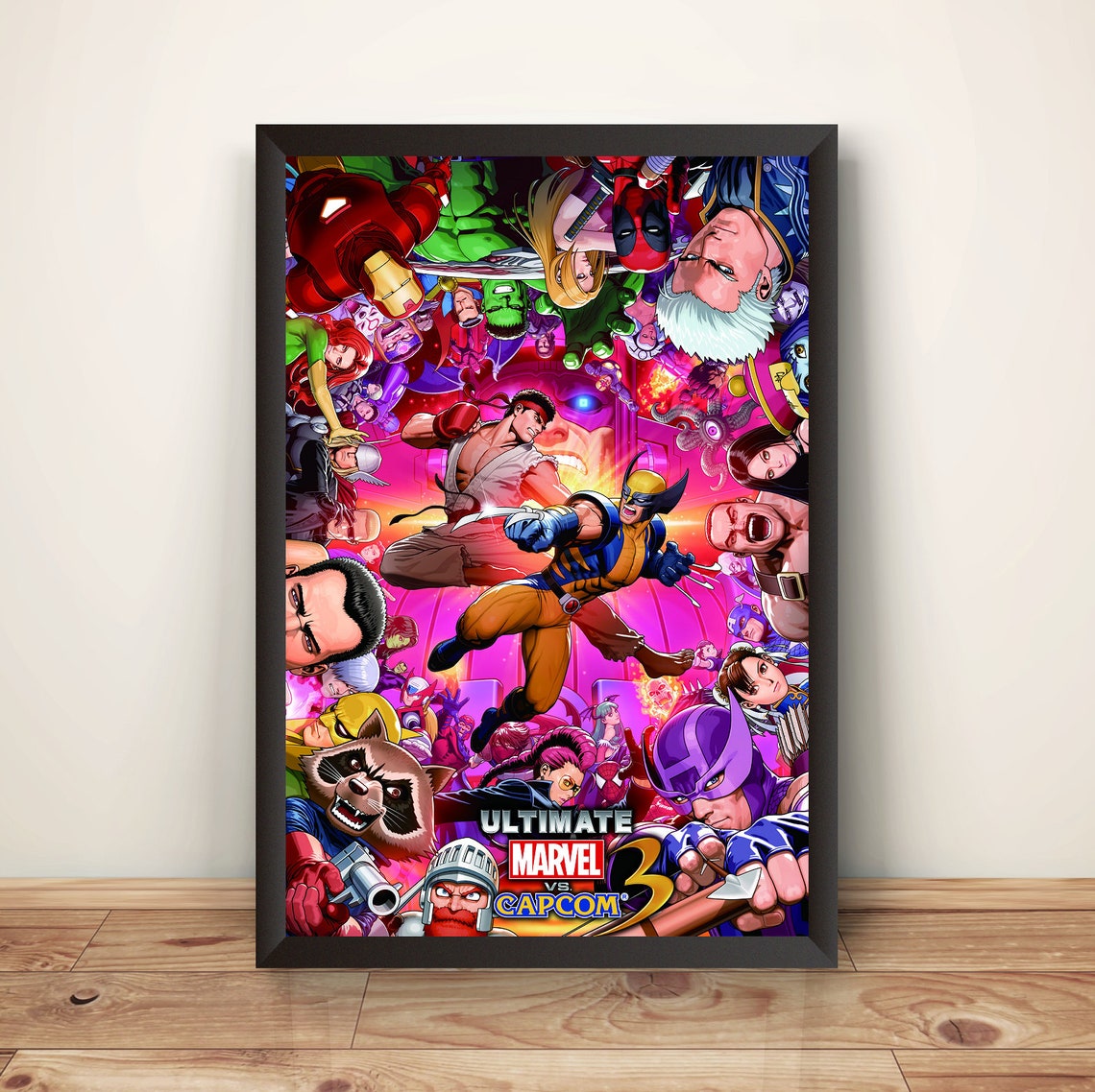 Ultimate MVC3 Arcade Flyer Premium Poster vectorized Design - Etsy