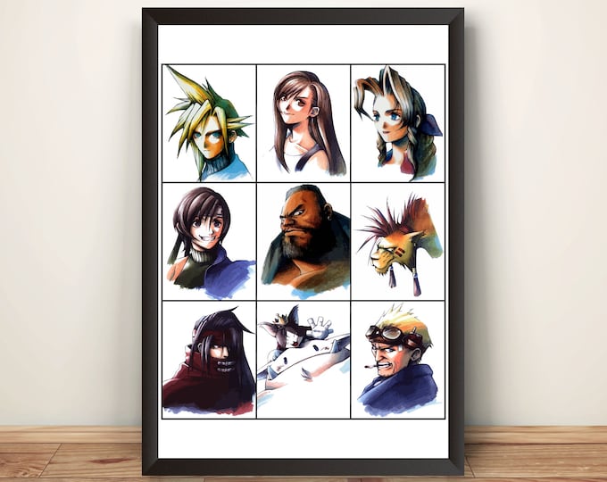 Final Fantasy 7 Poster: the Promise - Etsy