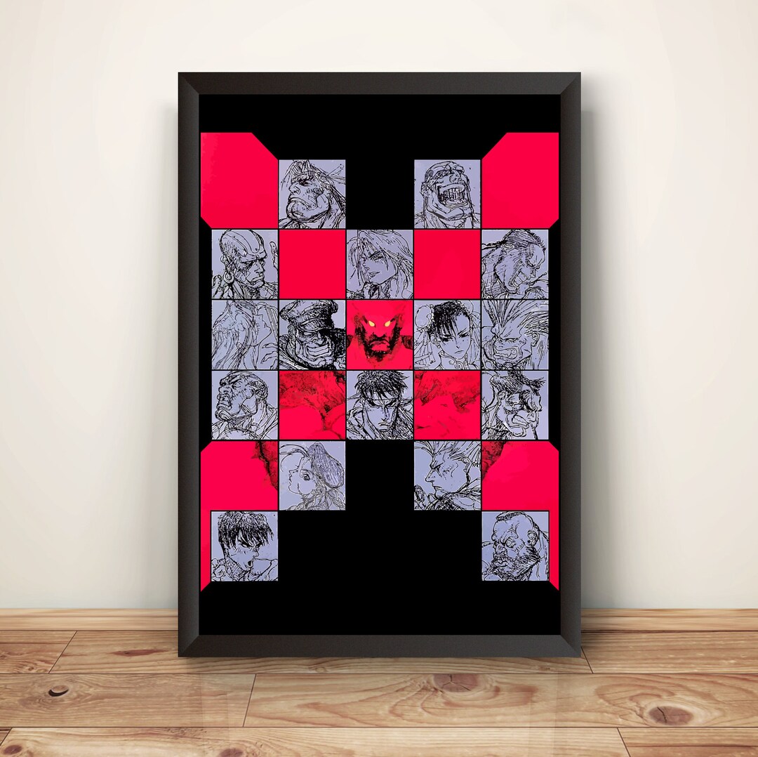 Super SF2 X: Grand Master Challenge Premium Poster (vectorized Design ...