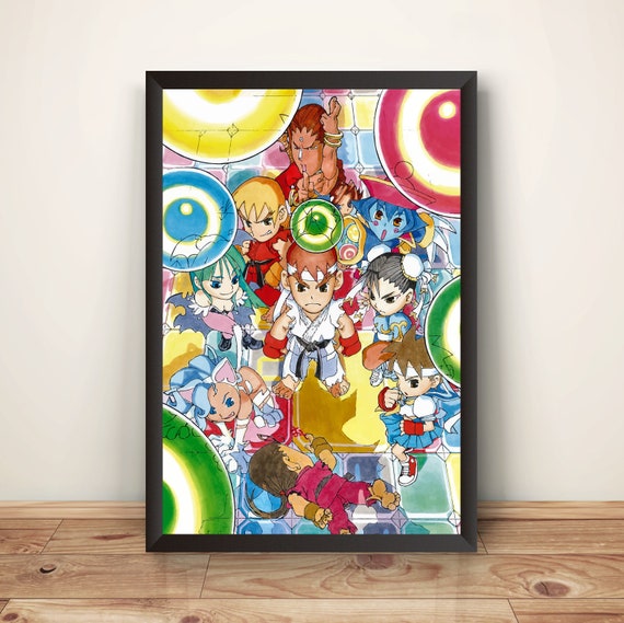 Tiny Fighters Collage V3 Premium Poster vector. - Etsy