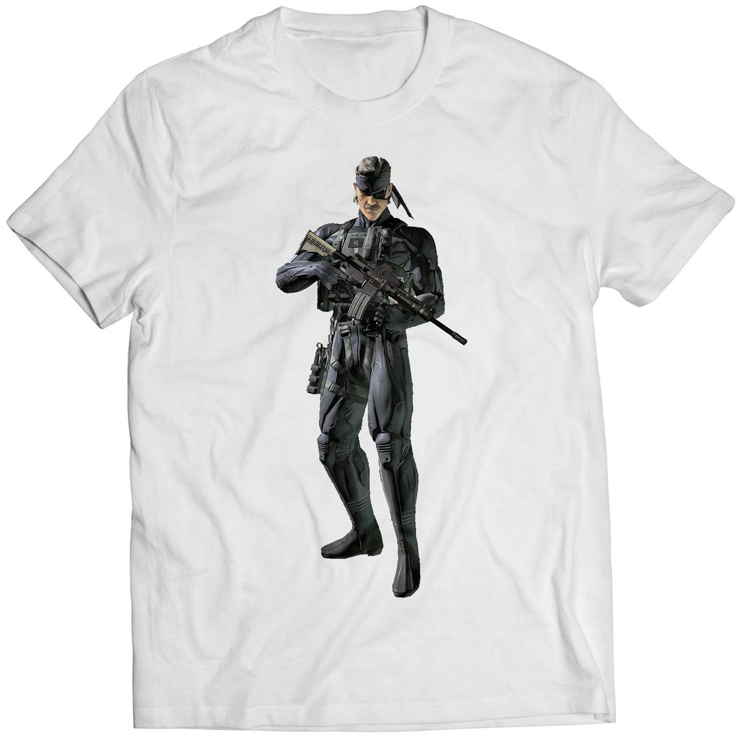 Solid Snake in Octocamo MGS 4 Premium Unisex T-shirt vectorized Design ...