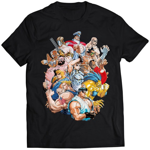 SF2 Champions Cast Arcade Premium Unisex T-shirt vector - Etsy