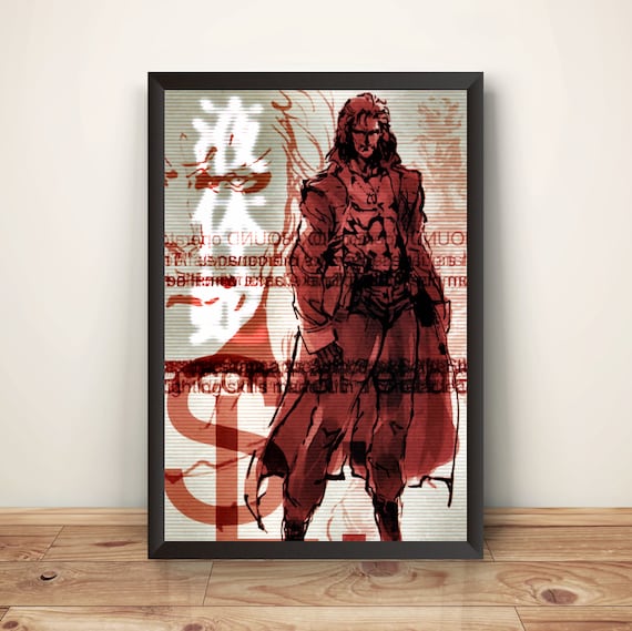 Liquid Snake MGS1 MGS Premium Poster vector. - Etsy