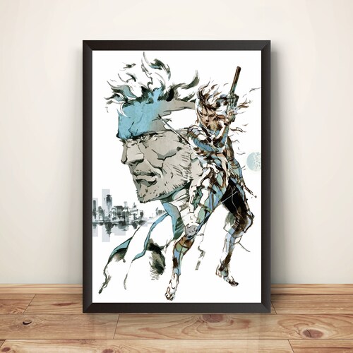 Snake & Raiden MGS Sons of Liberty Premium Poster vectorized - Etsy