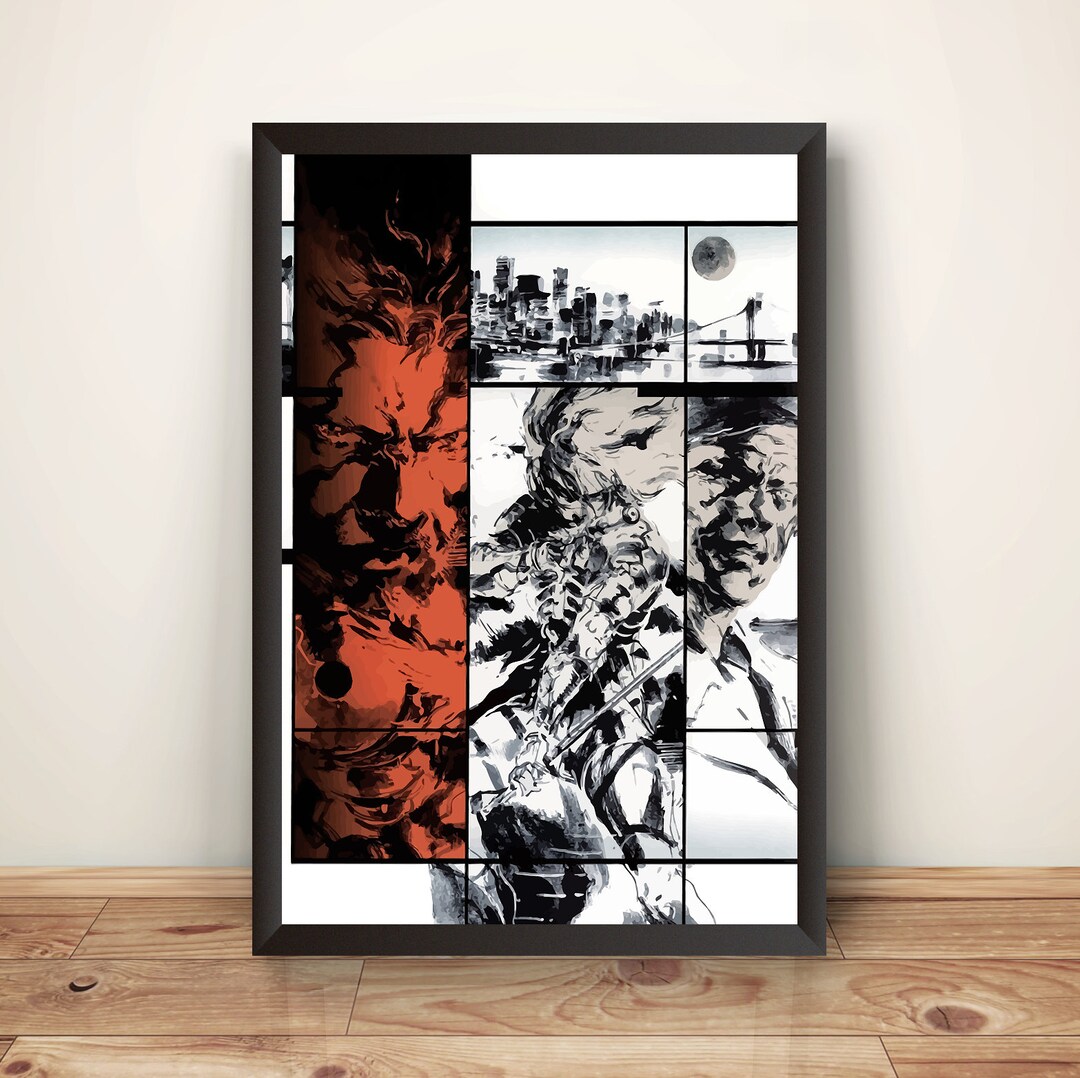MGS MGS2 Sons of Liberty Premium Poster (vectorized Design) - Etsy