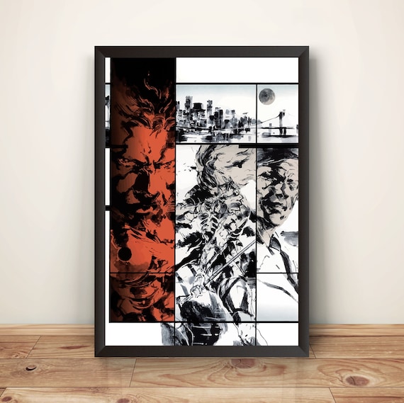 MGS MGS2 Sons of Liberty Premium Poster vectorized Design - Etsy