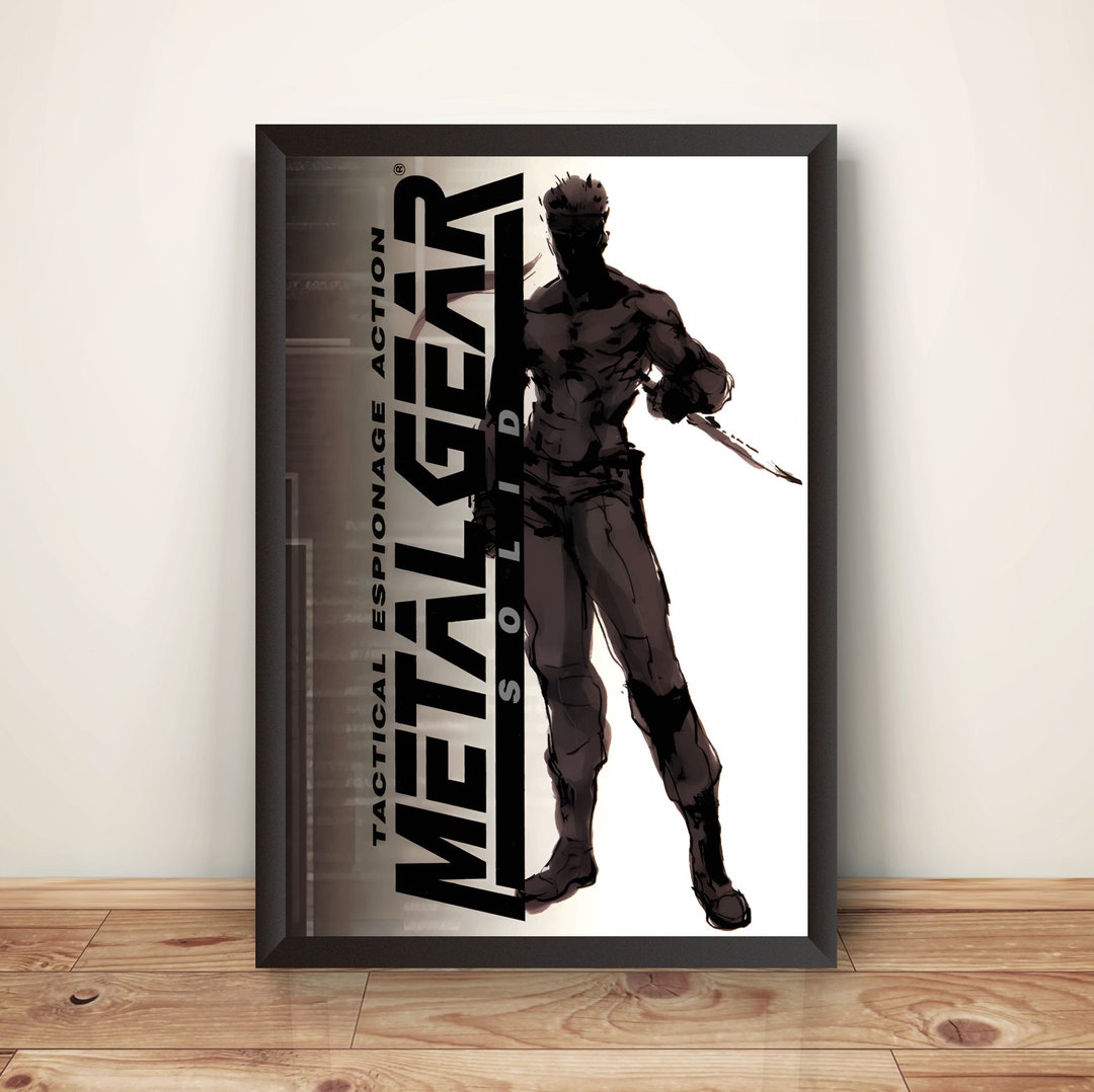 MGS Snake European Cover Premium Poster (vectorized Design) - Etsy