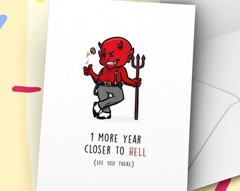 Devil Birthday | Etsy