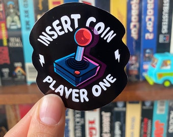 Insert Coin Sticker - Etsy