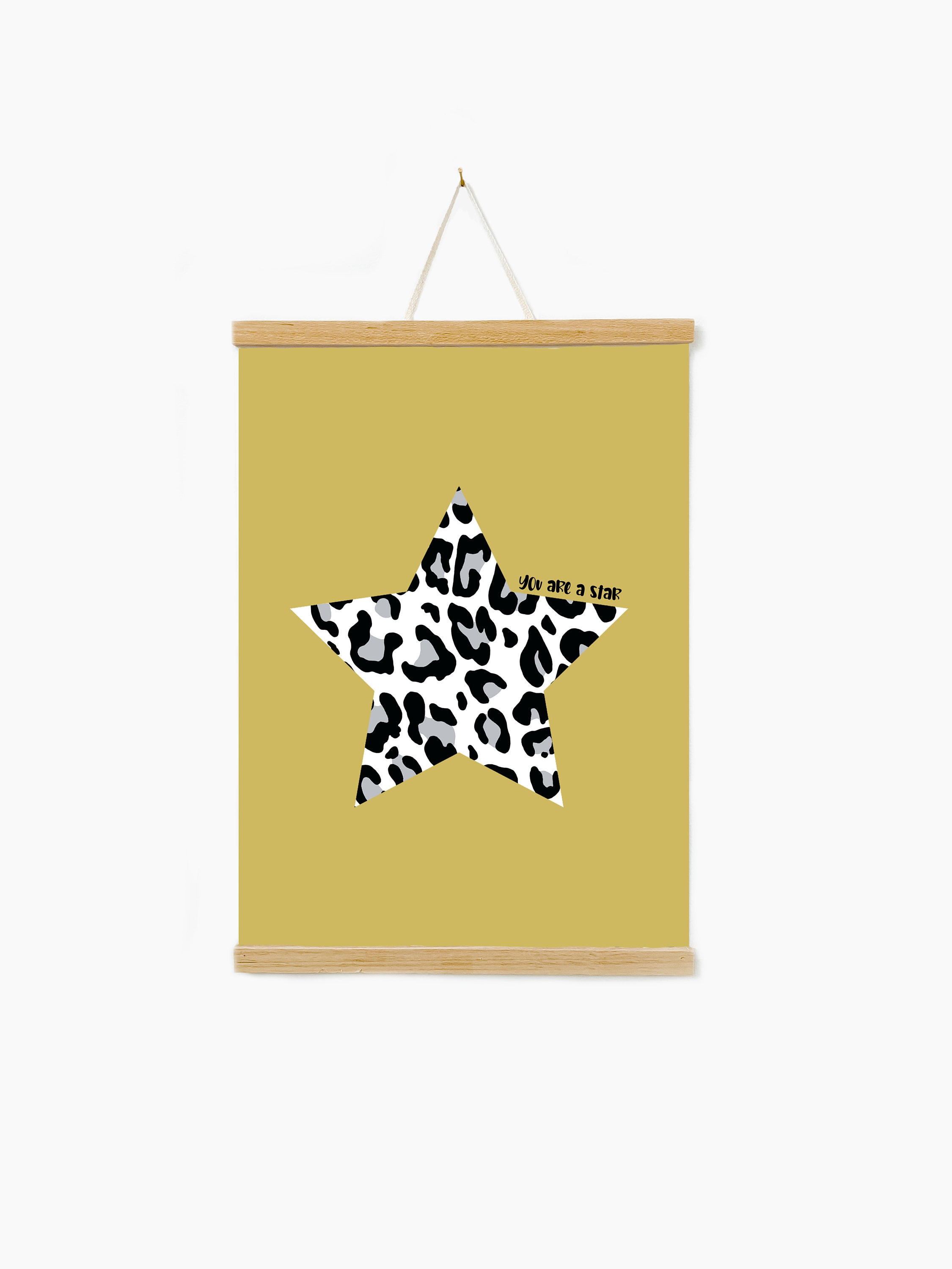 VARIOUS COLOURS Star Print Kids Print Nursery Print | Etsy