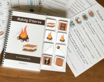 S'mores Visual Recipe and Adapted Book for Special - Etsy