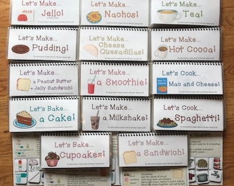 Interactive Cooking Lessons/visual Recipes: Hot Cocoa and Tea | Etsy