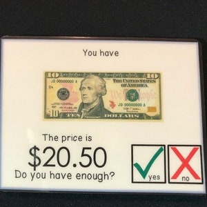 Do You Have Enough Money? Level 2 - Money Math Task Cards for Special ...