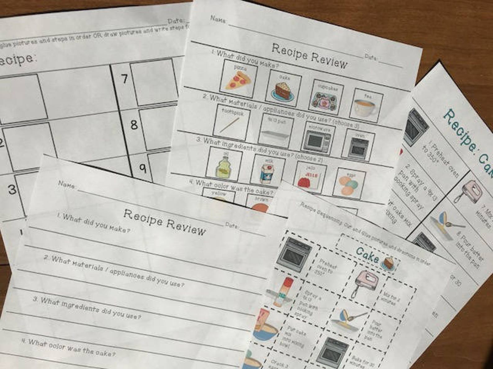 Interactive Cooking Lesson Cake/cupcake - Etsy