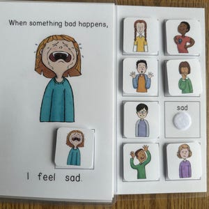 Feelings Adapted Books for Special Education / Autism - Etsy