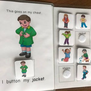 Morning Routine and Getting Dressed Interactive/adapted Books for ...