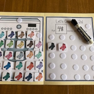 Counting File Folders for Special Education 9 Pk - Etsy