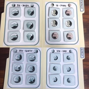 Coin Identification Money Math File Folders for Special Education (US ...