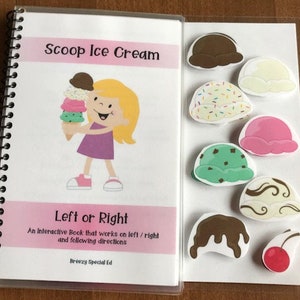 Food Adapted Books Following Directions (left / Right and More) for ...